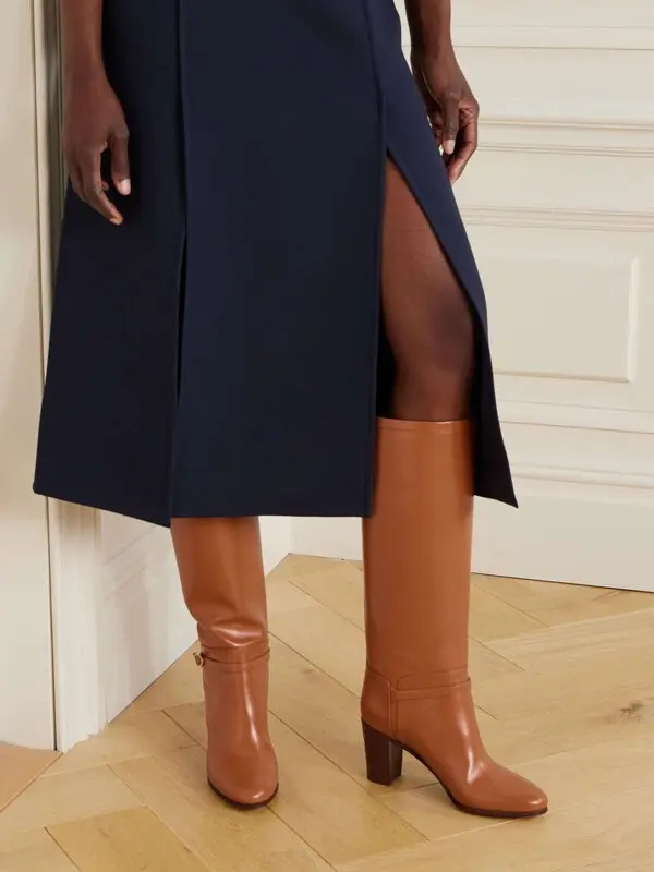 Valentino Garavani Knee-high Boots With Adjustable Buckle Detail