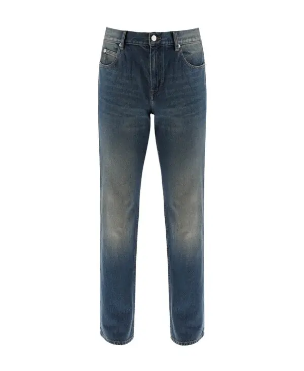 Isabel Marant Étoile Logo Patch Flared Jeans