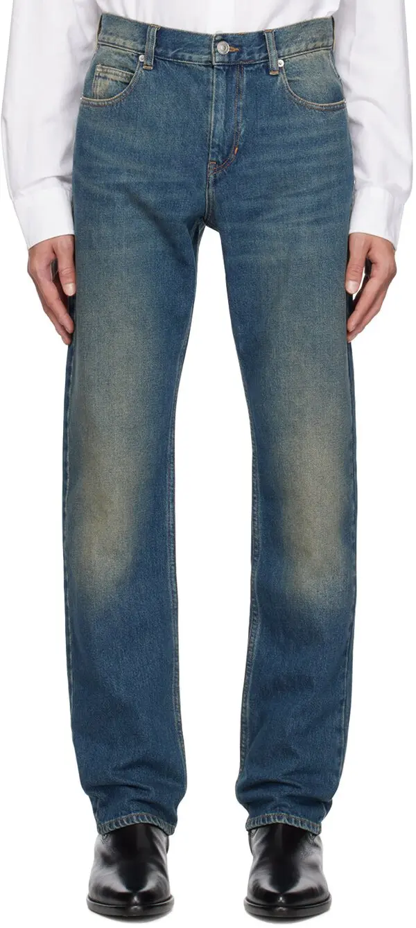 Isabel Marant Étoile Logo Patch Flared Jeans