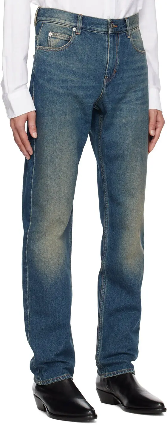 Isabel Marant Étoile Logo Patch Flared Jeans