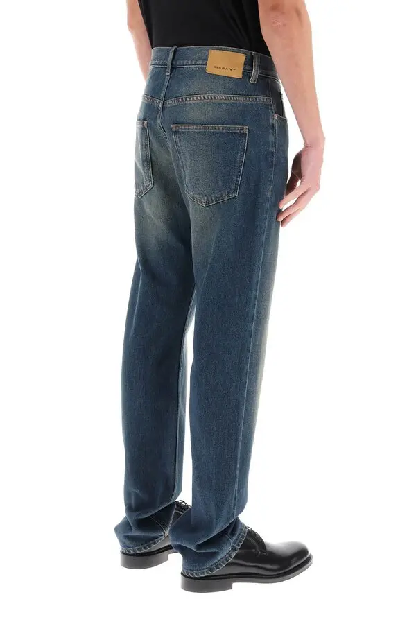 Isabel Marant Étoile Logo Patch Flared Jeans