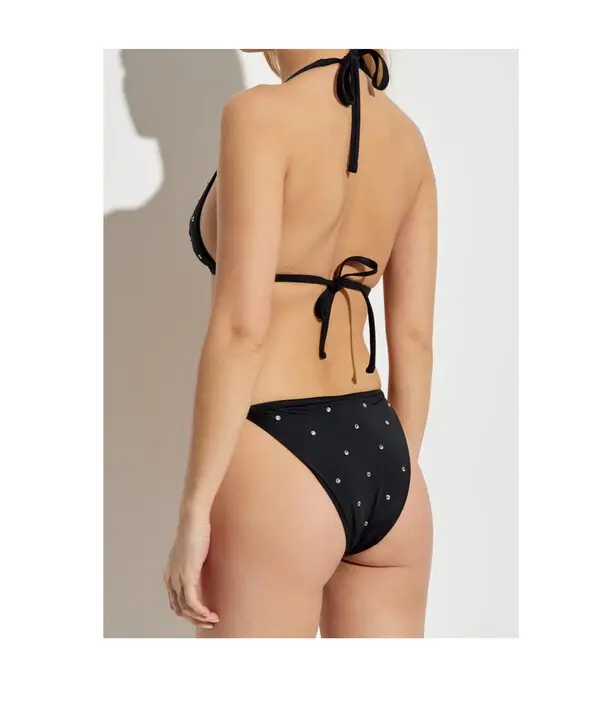 Versace Crystal-embellished Bikini Bottom