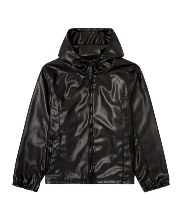 DIESEL® J-hives-pgbx Hooded Windbreaker - Black