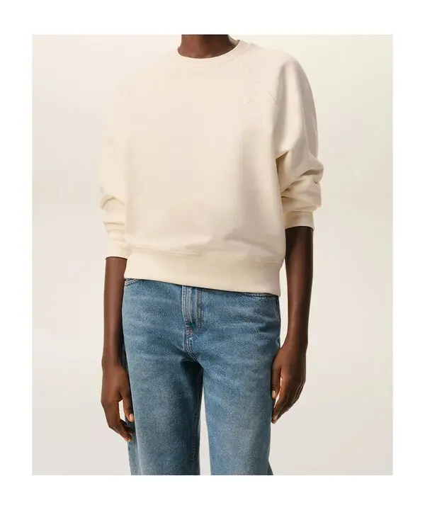 AMI Paris De Coeur Logo Sweatshirt - White