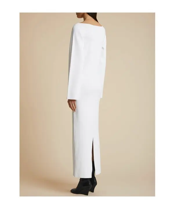Khaite Alta Ribbed Midi Dress