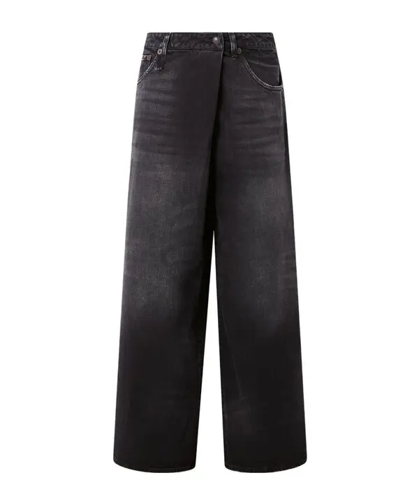 R13 Nico Wrap-effect Boyfriend Jeans