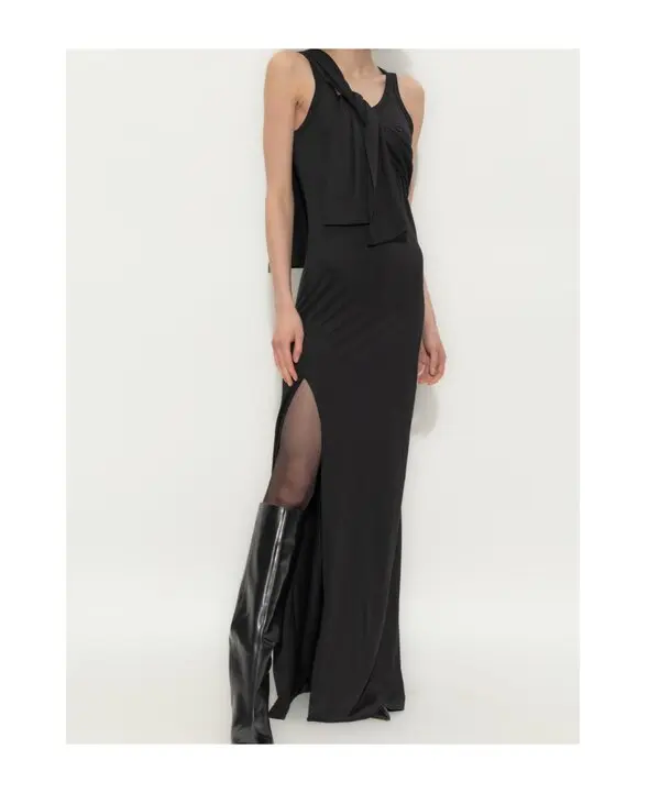 Coperni Knotted Jersey Maxi Dress