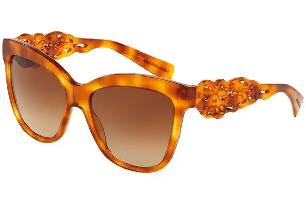Dolce & Gabbana Cat Eye Sunglasses - Brown