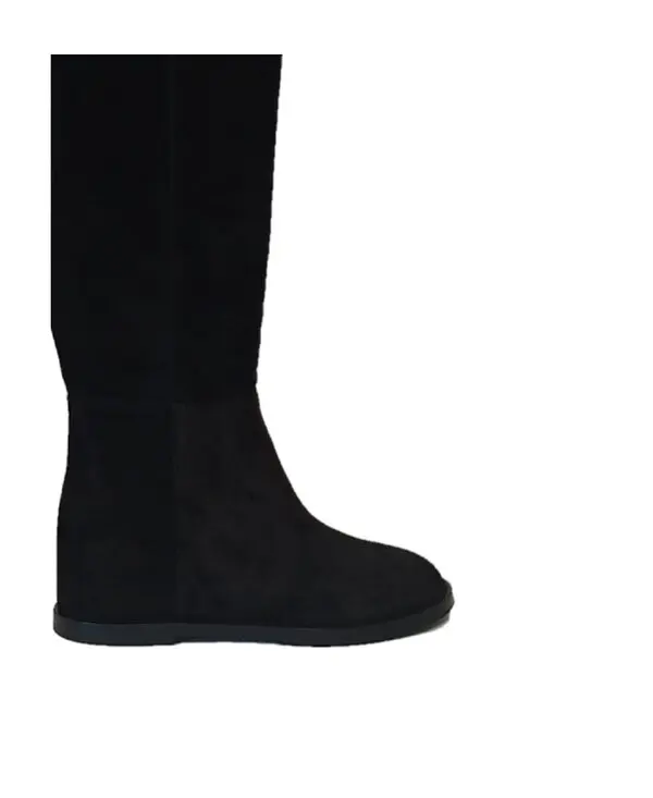 Casadei Logo Knee-high Flat Boots