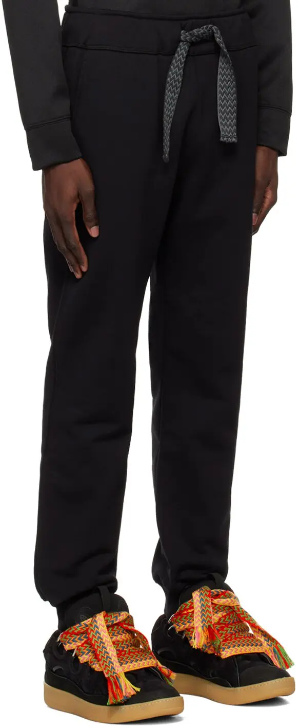 LANVIN Curb Woven Drawstring Track Pants