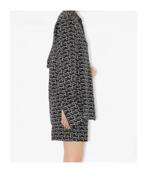 Burberry B Jacquard Long Sleeved Shirt - Black