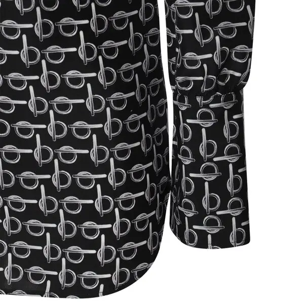 Burberry B Jacquard Long Sleeved Shirt - No