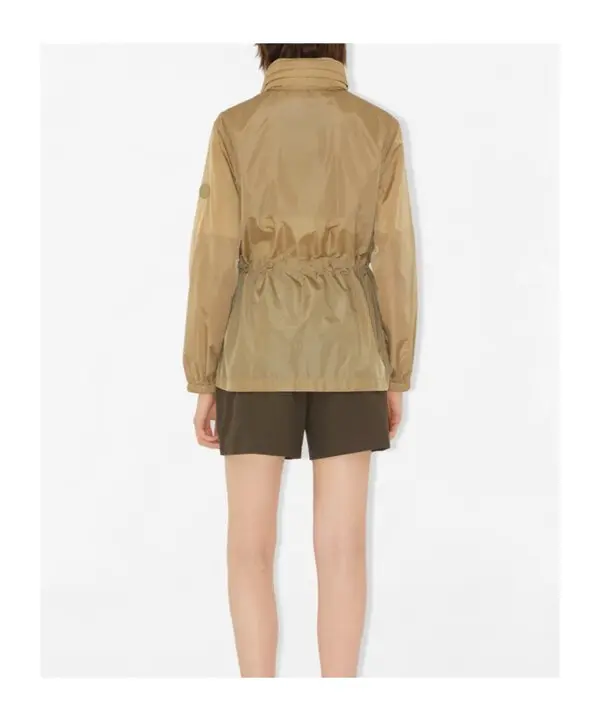 Burberry Checker-tape Parka - Flax