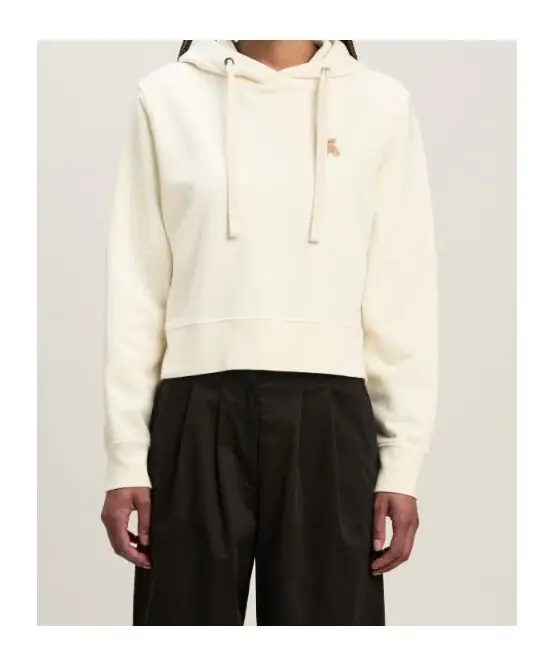 Palm Angels Teddy Bear Embroidered Drawstring Hoodie