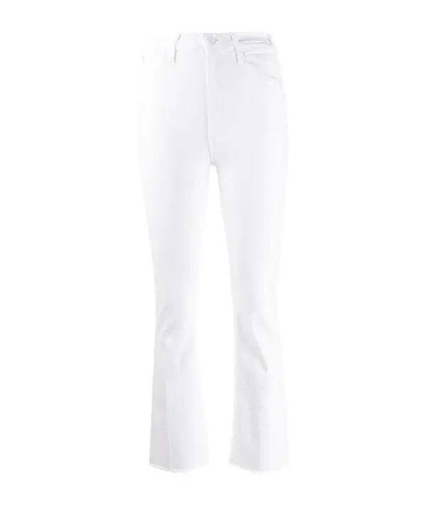 MOTHER Raw-hem Straight-leg Jeans - No