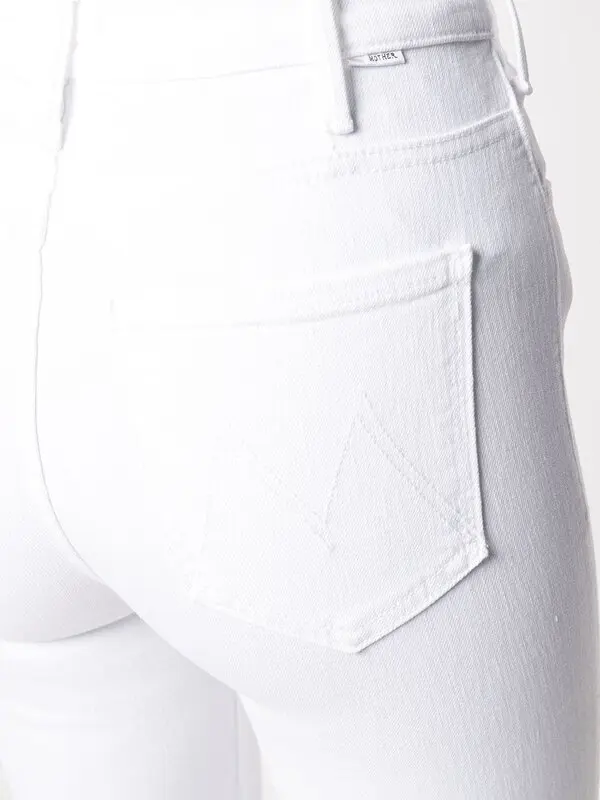 MOTHER Raw-hem Straight-leg Jeans - No