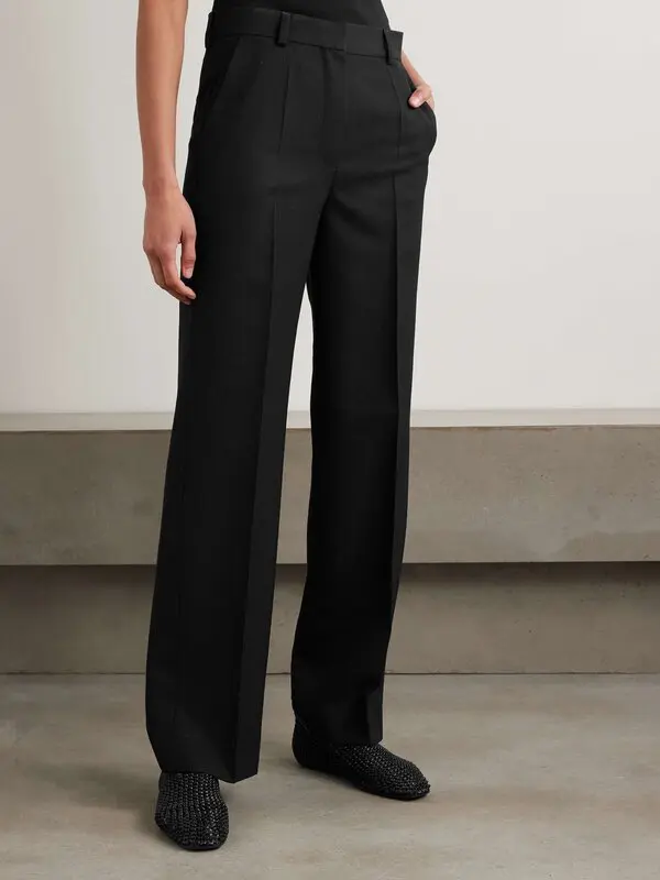 TOTEME Pleated Tailored Trousers - Black