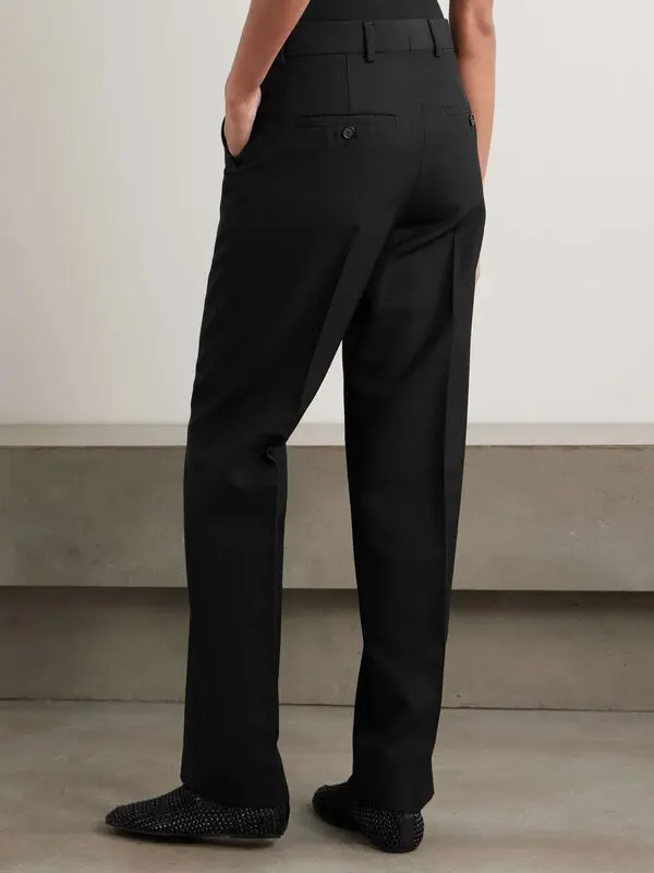 TOTEME Pleated Tailored Trousers - Black