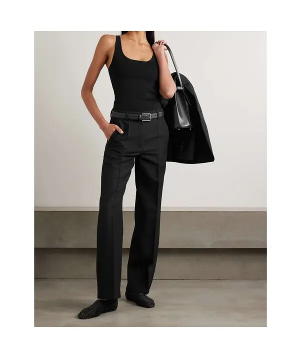TOTEME Pleated Tailored Trousers - Black