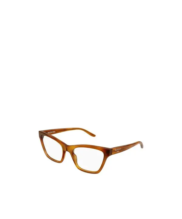 Balenciaga Cat-eye Frame Glasses - Brown