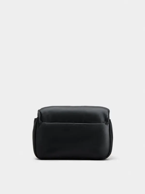 ROGER VIVIER Logo Engraved Foldover Top Shoulder Bag