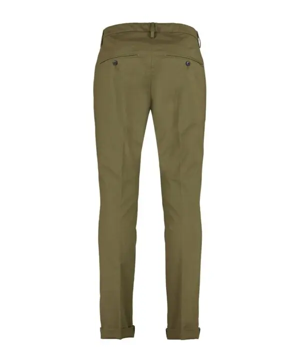 DONDUP Belt-loop Slacks - Green