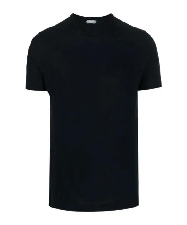 ZANONE Short-sleeved Straight-hem Crewneck T-shirt