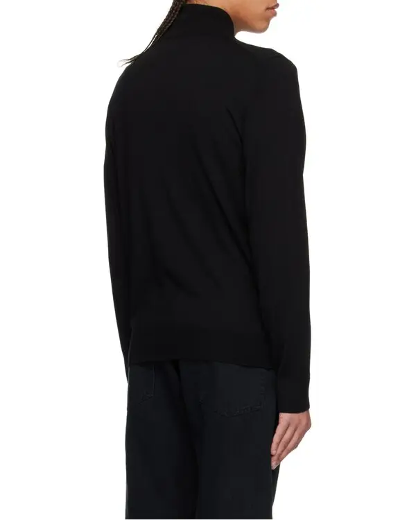 Paul Smith Signature Stripe Zip Cardigan - Black
