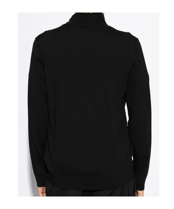 Paul Smith Signature Stripe Zip Cardigan - Black