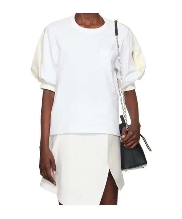 Sacai Balloon Sleeve Jersey T-shirt