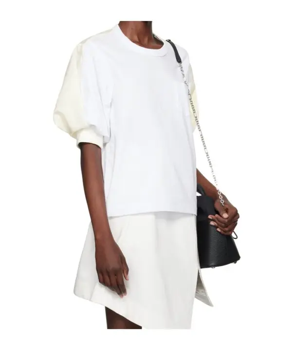 Sacai Balloon Sleeve Jersey T-shirt