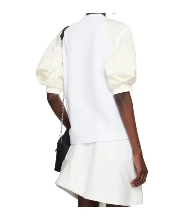 Sacai Balloon Sleeve Jersey T-shirt