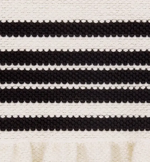 Dior Textured Striped Midi Skirt