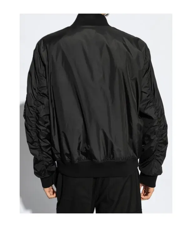 Dolce & Gabbana Logo Tag Padded Bomber Jacket