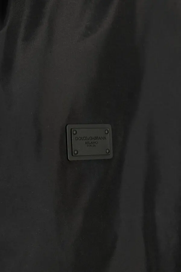 Dolce & Gabbana Logo Tag Padded Bomber Jacket