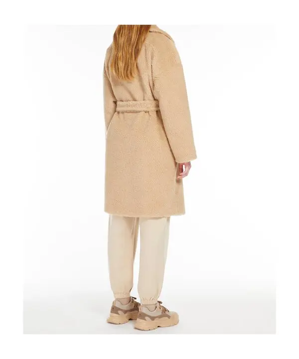 Max Mara Belted Long-sleeved Coat - Beige