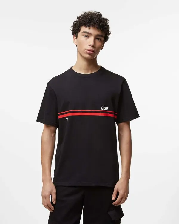 Gcds Logo Printed Crewneck T-shirt