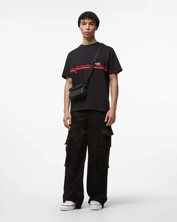 Gcds Logo Printed Crewneck T-shirt