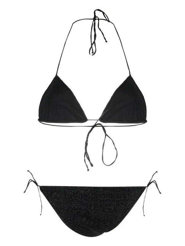 Oseree Metallic Triangle Bikini