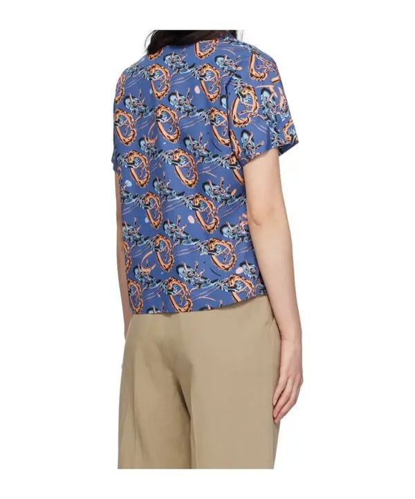 A.p.c. X Brain Dead Printed Short Sleeve Shirt