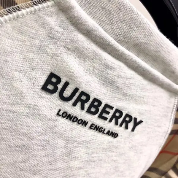 Burberry Vintage Check Panel Cotton Sweater Dress