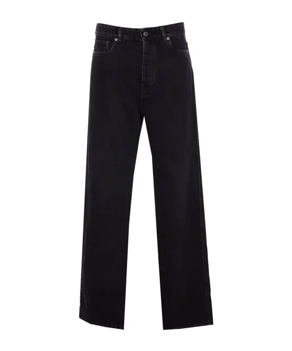 Miu Miu Straight Leg Jeans - Black