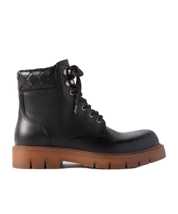 Bottega Veneta Haddock Lace-up Ankle Boots