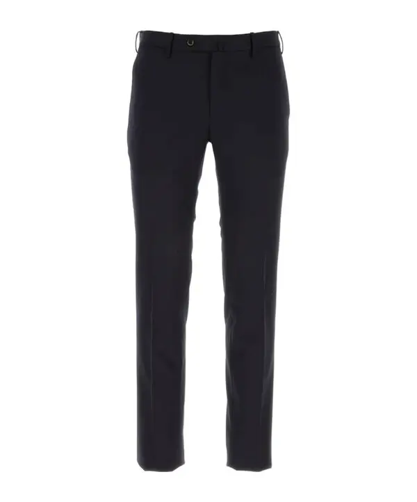 PT TORINO Slim Fit Tailored Trousers - Navy