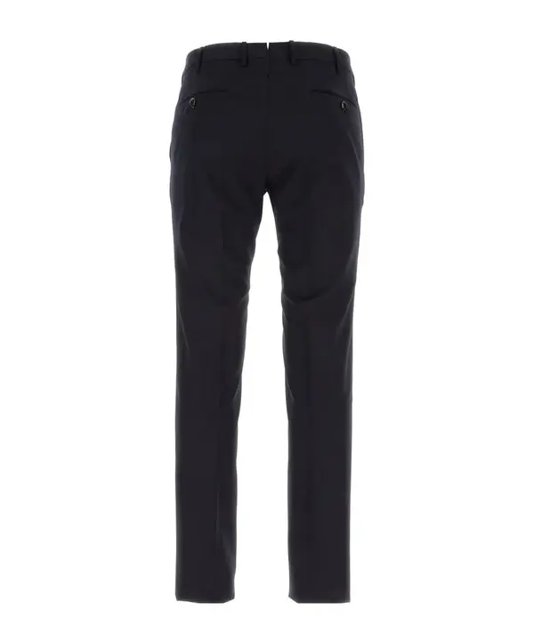 PT TORINO Slim Fit Tailored Trousers - Navy