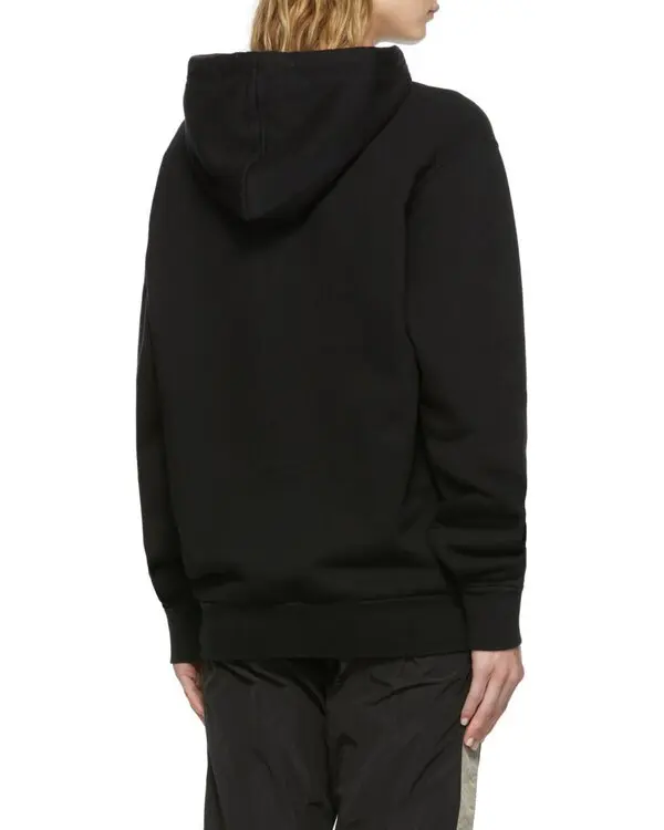 Palm Angels St Moritz Heart Spray Cotton Hoodie