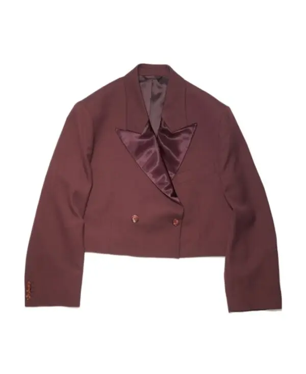 Acne Studios Double-breasted Cropped Blazer
