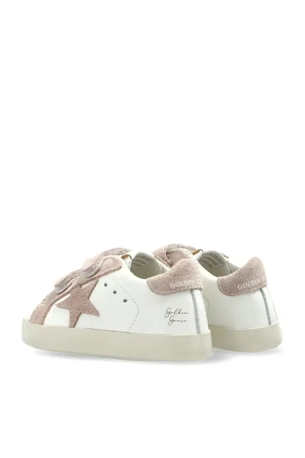 GOLDEN GOOSE Round Toe Sneakers With Velcro Fastening