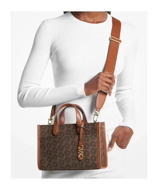 Michael Kors Gigi Small Empire Signature Logo Messenger Bag