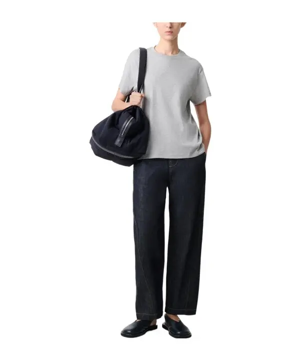 Studio Nicholson Marine" Jersey T-shirt With Back Print